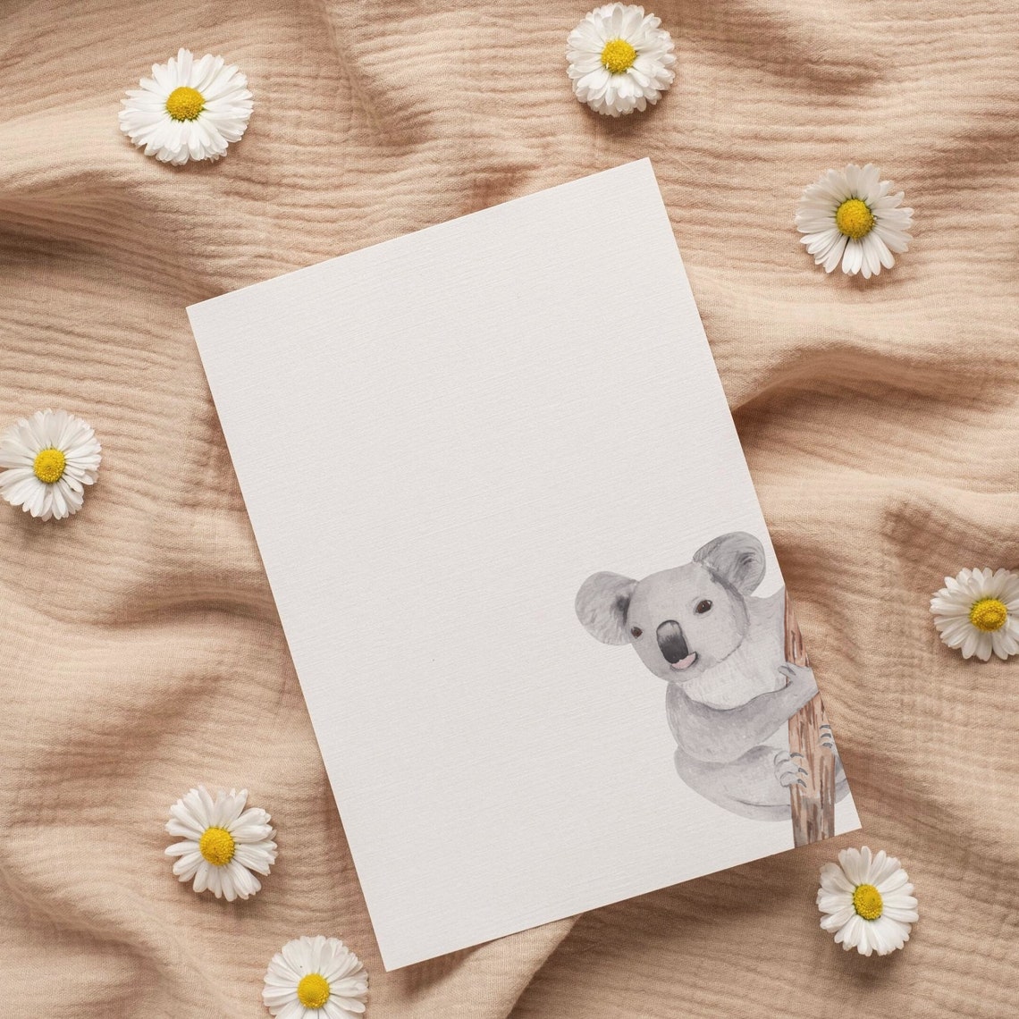 Printable Stationery | Koala Paper | Lined + Unlined | A4 + Letter Size ...