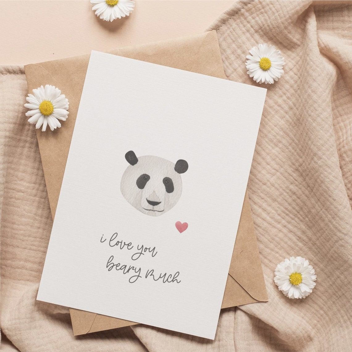 Printable Card | Punny Panda Bear | Funny Mother's Day Card | Cute ...