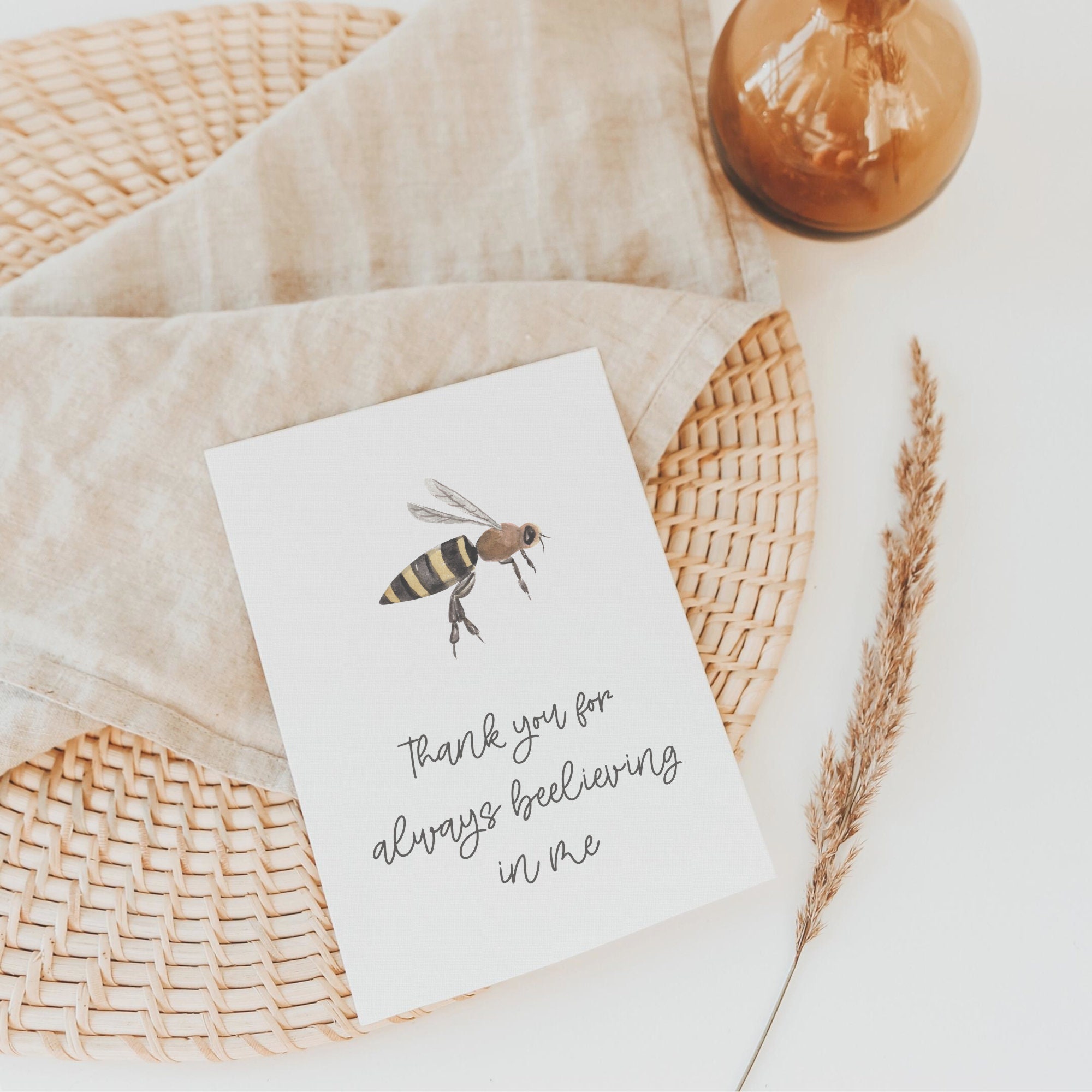 Printable Card Bee Pun Teacher Appreciation Mother's Day Bee Card ...