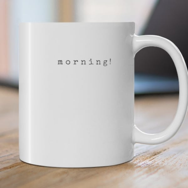 Cute Simple Coffee Mug - Etsy