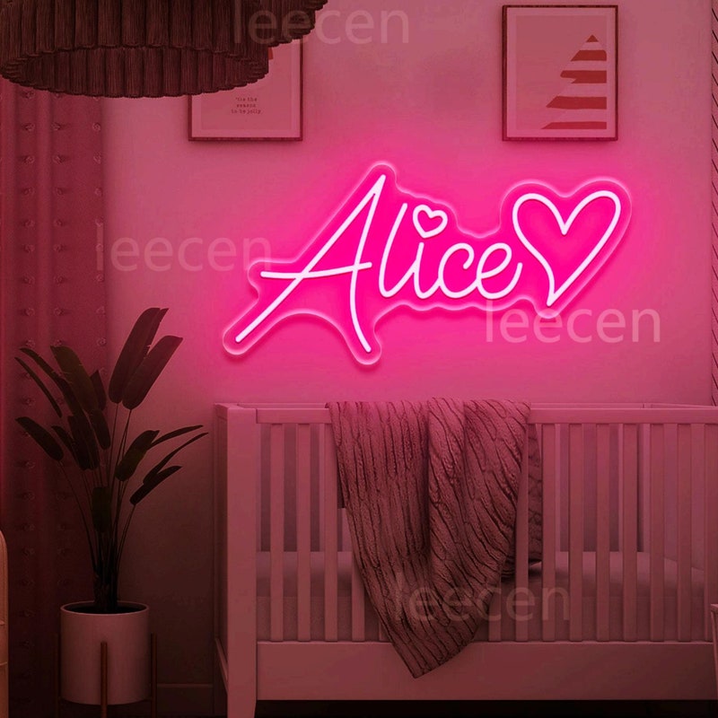 Neon Name Sign - Etsy