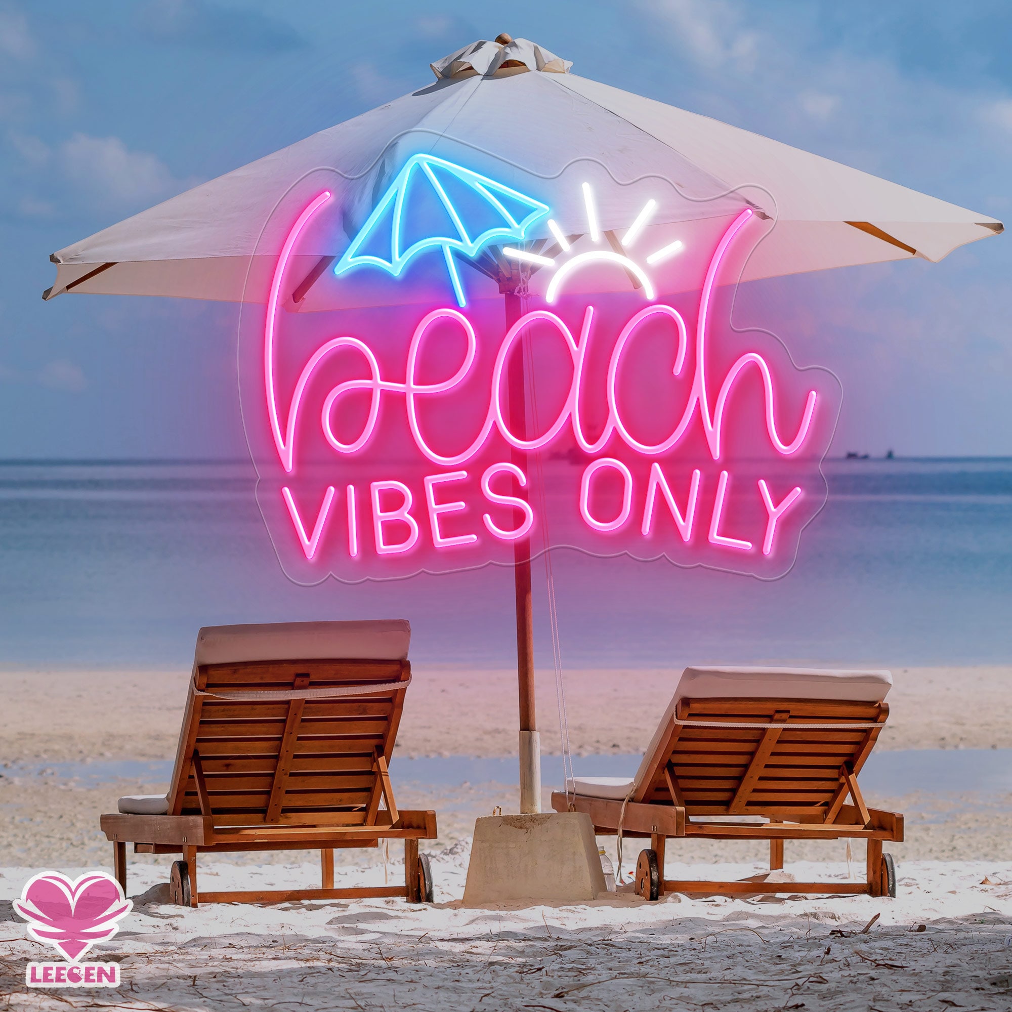 Beach Vibes Only Neon Sign Beach Room Decor Room Neon Sign - Etsy