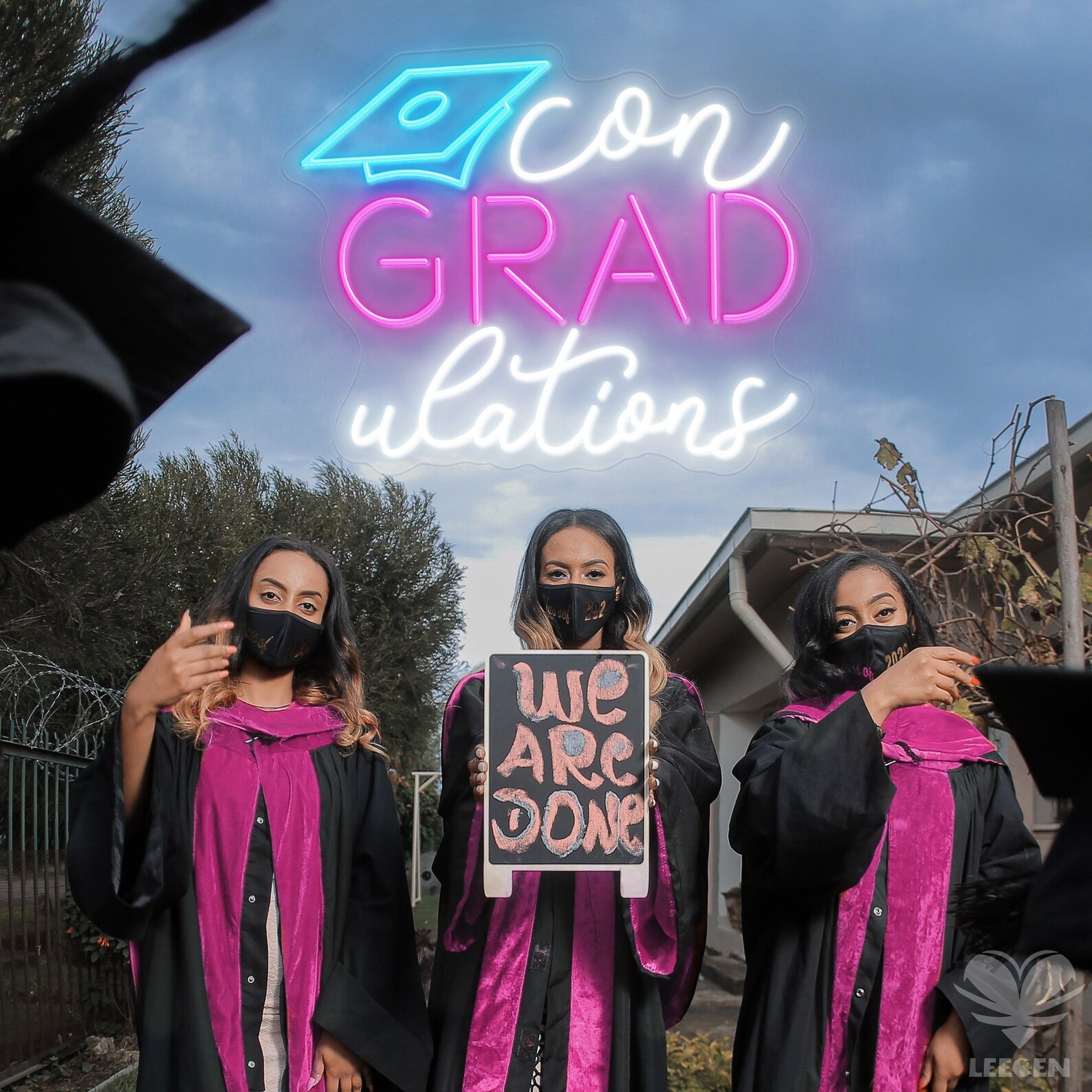 Congrats Graduation Neon Sign Graduation Decorations 2023 - Etsy