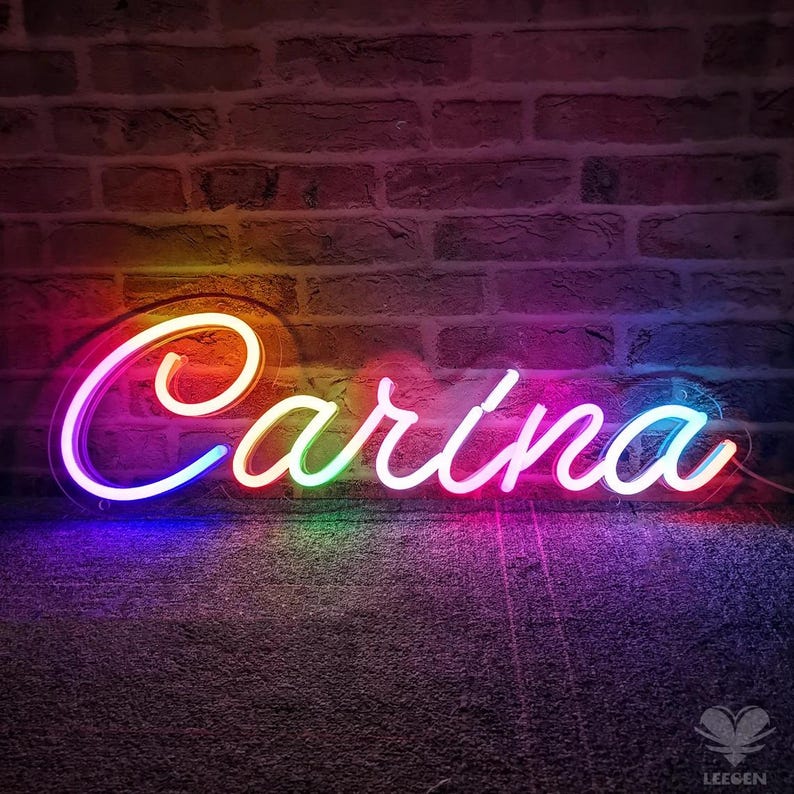 Neon Logo Sign Custom, Neon Sign, Custom Neon Sign Logo, UV Printing ...