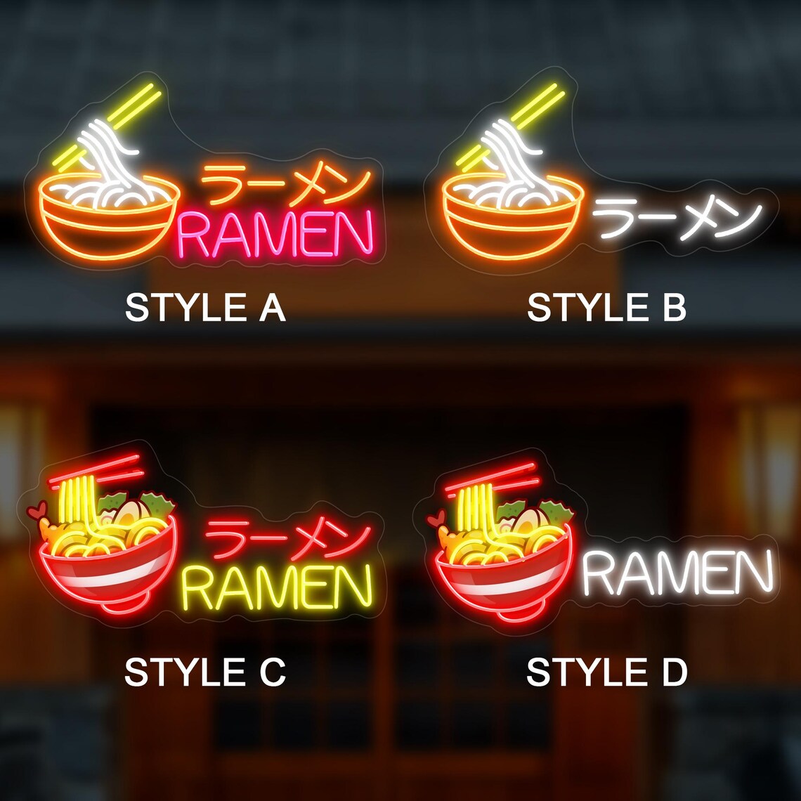 Ramen Neon Sign, Japanesse Ramen Sign, Food Wall Art, Custom Ramen ...