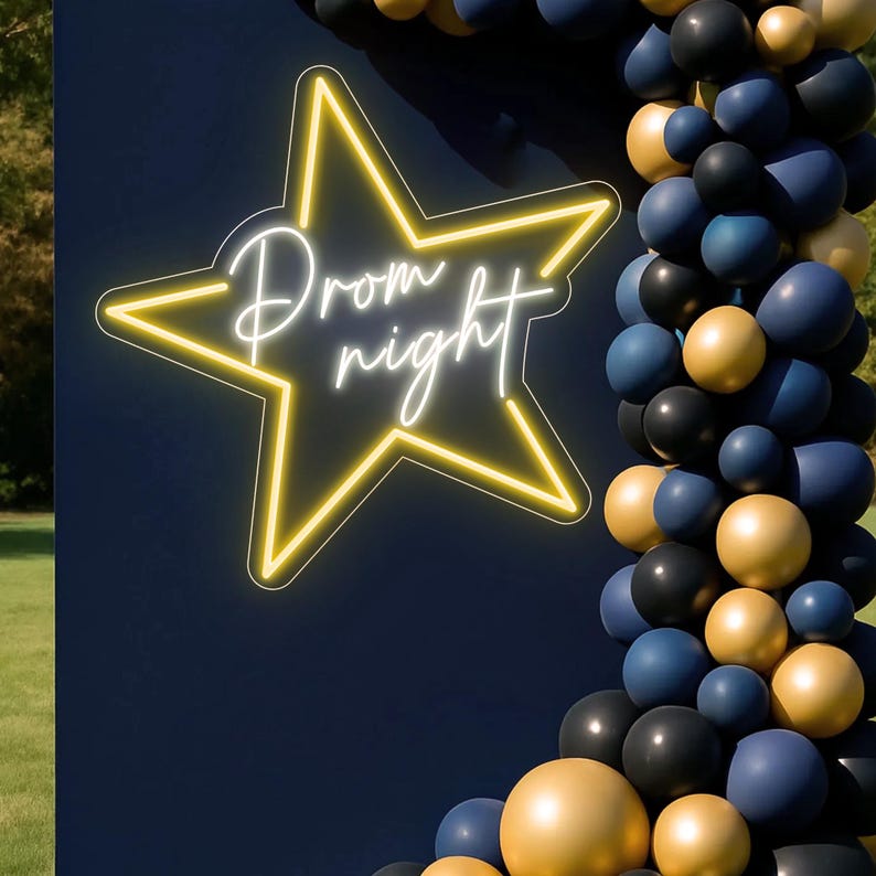 Prom Night Neon Sign, Prom 2026 Party Led Light Signs Graduation Wall ...