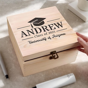 Graduation Memory Box, Personalized Gift Box, Graduation Gift Ideas ...
