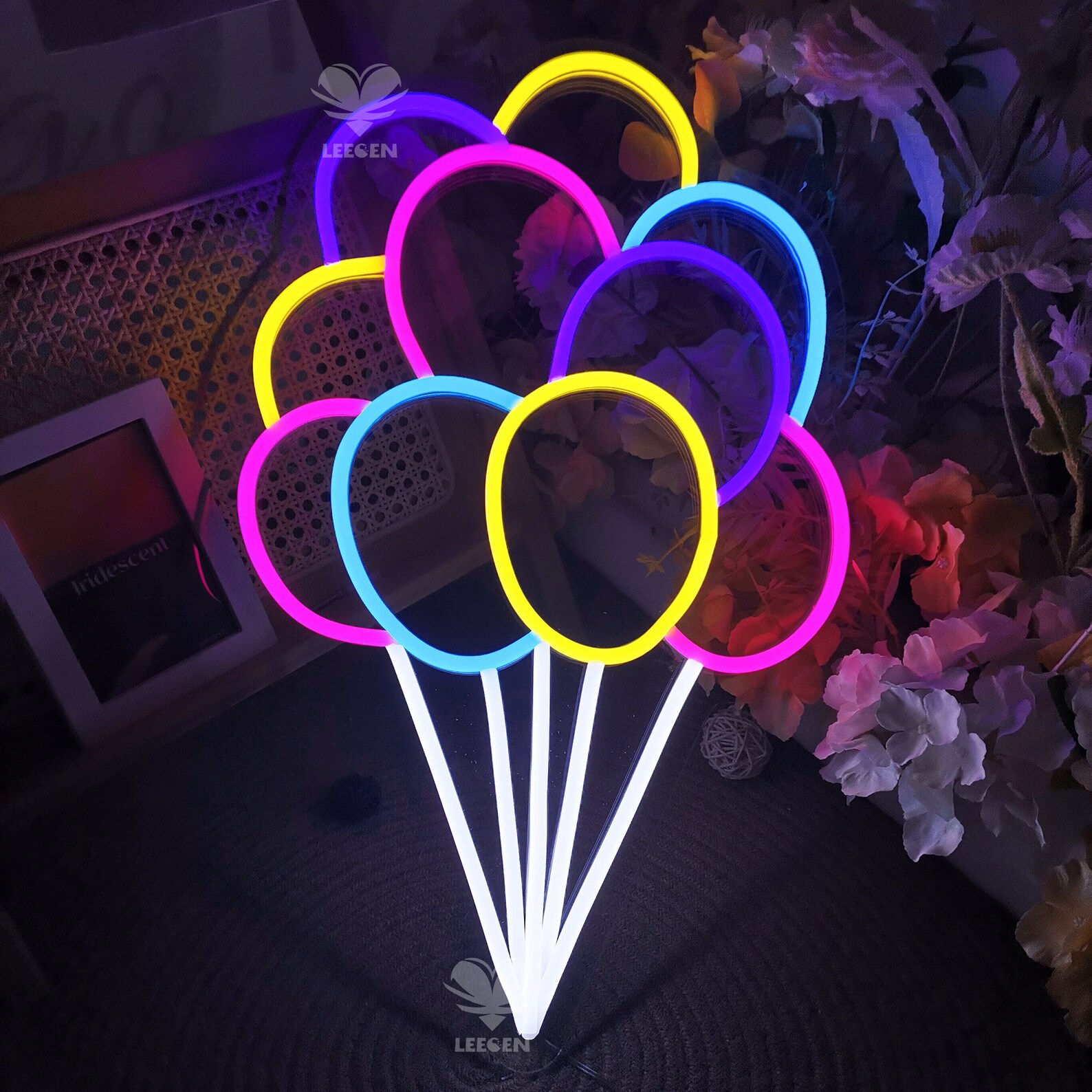 Balloon Neon Sign, Custom Neon Sign, Quote Wall Art, Neon Signage, Led ...