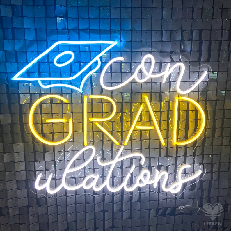 Congrats Graduation Neon Sign Graduation Custom Neon Sign - Etsy UK