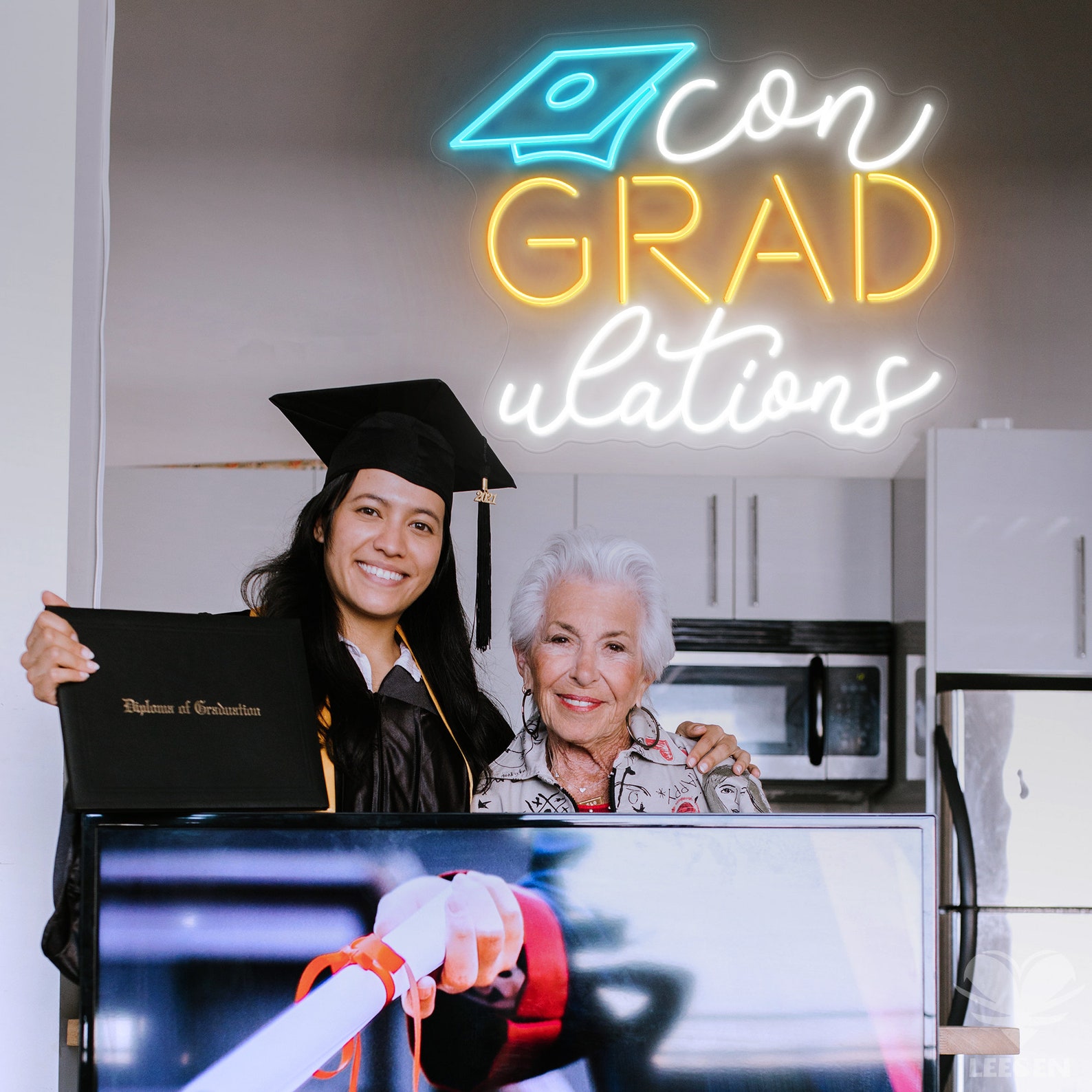 Congrats Graduation Neon Sign Graduation Decorations 2023 - Etsy