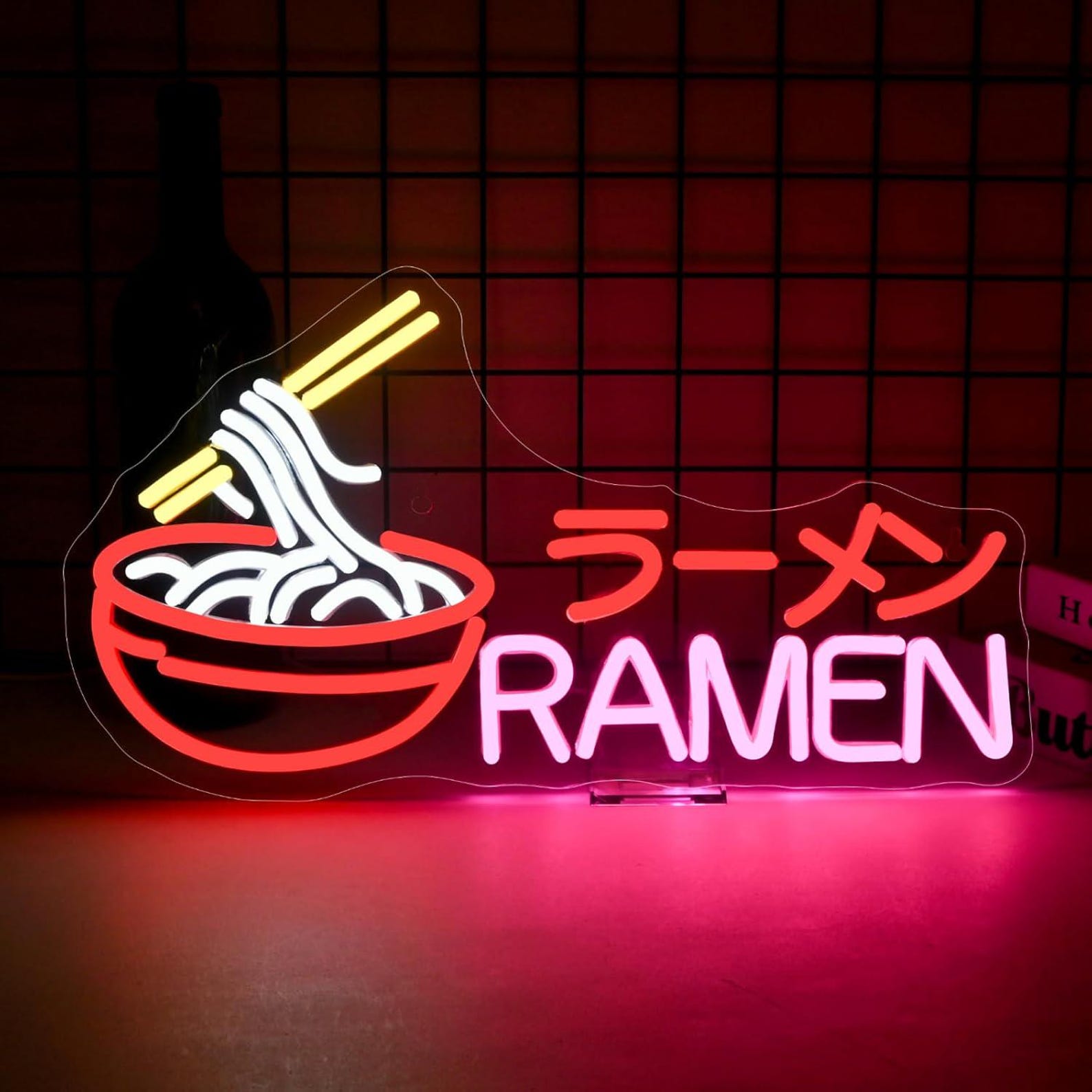 Ramen Neon Sign, Japanesse Ramen Sign, Food Wall Art, Custom Ramen ...