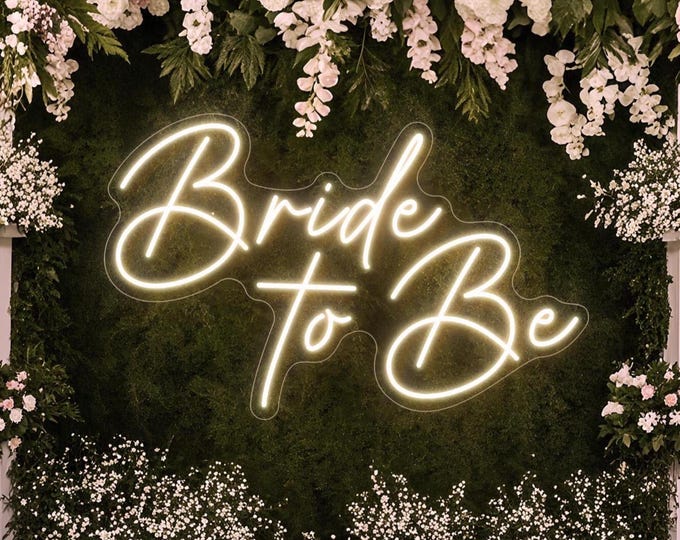Bride to Be Neon Sign, Engagement Party, Bridal Shower Gift, Custom ...