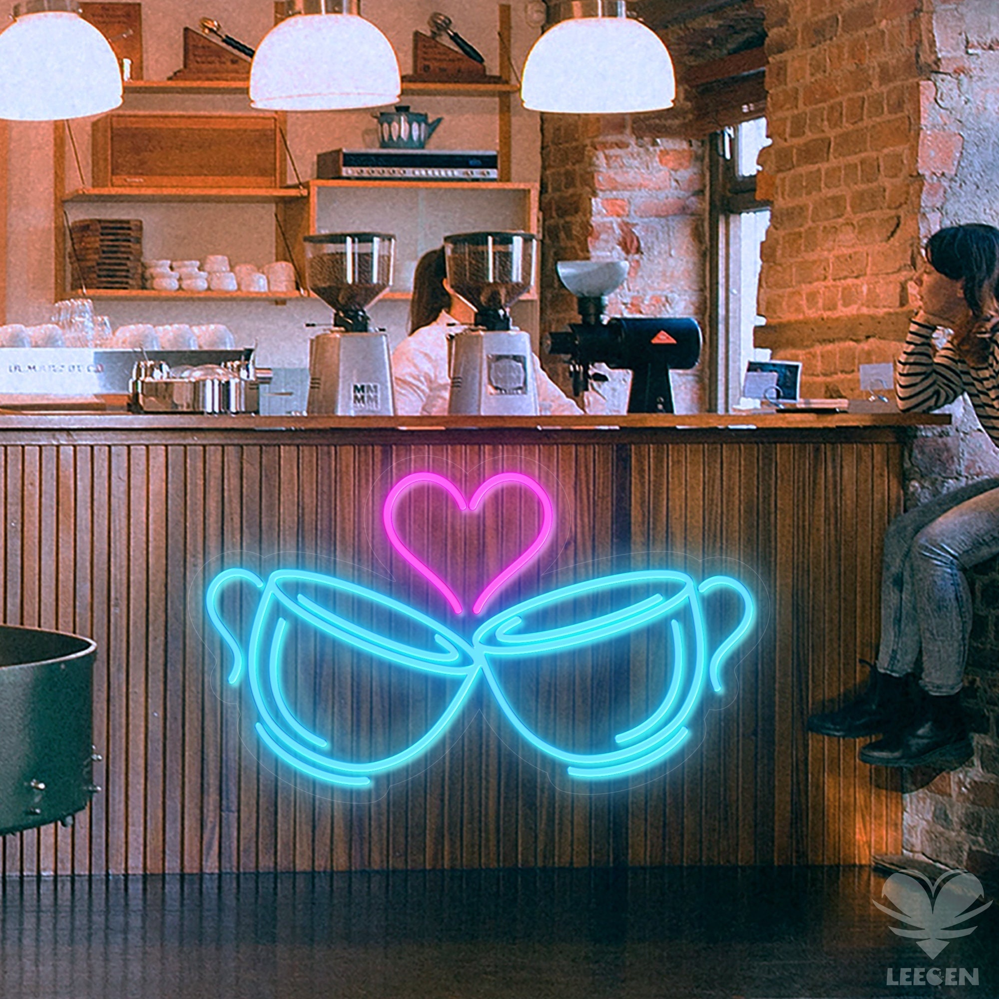 Coffee Neon Sign Coffee Bar Neon Cafe Neon Sign Custom | Etsy