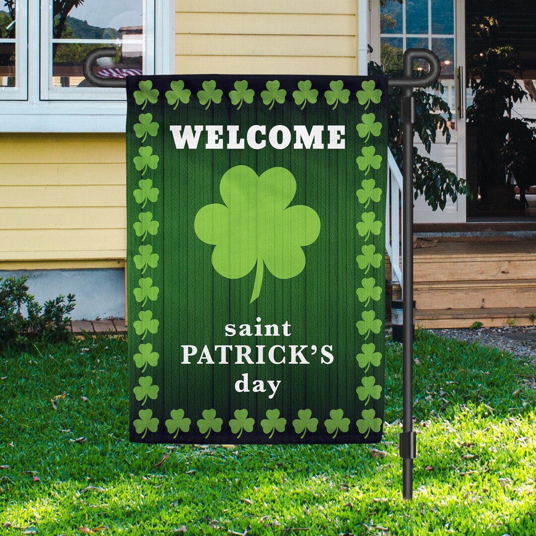 Personalized St. Patrick's Day Flag, Custom Name St Patricks Day Flag ...