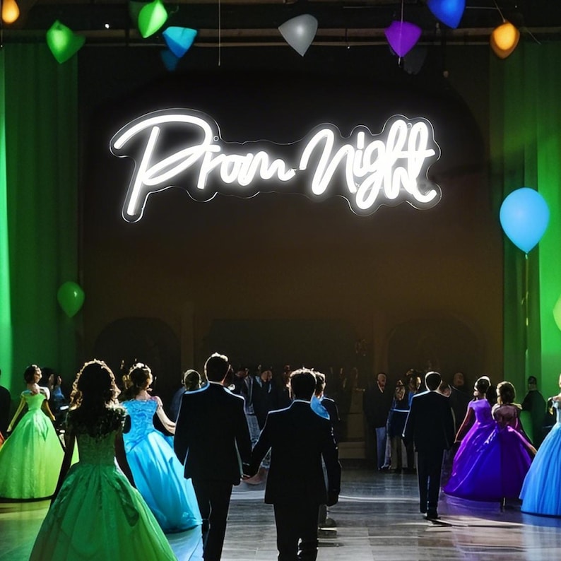 Prom Night Neon Sign, Prom 2026 Party Led Light Signs Graduation Wall ...