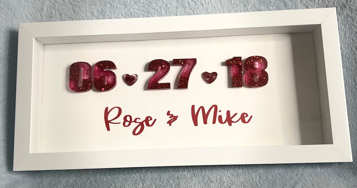 Anniversary Shadow Box - Etsy