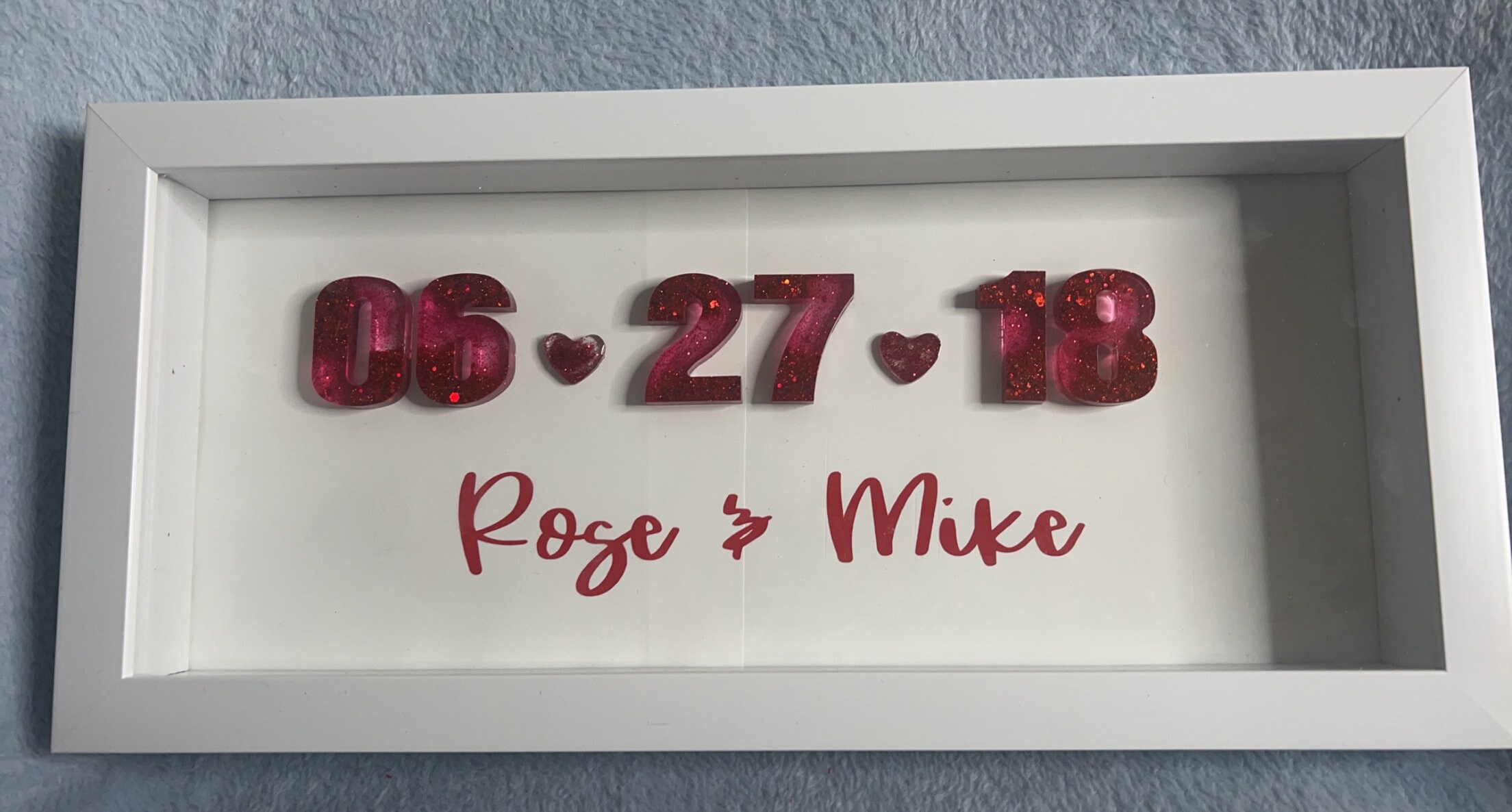 Anniversary Shadow Box - Etsy