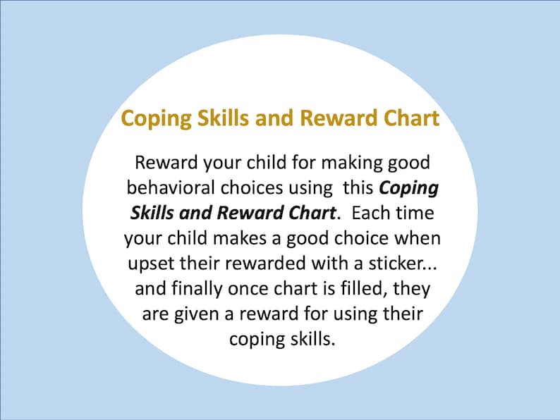 Coping Skills Choice Board for Autism: Calming Strategies & Reward ...