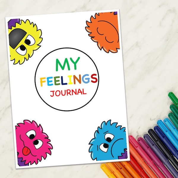 Feelings and Emotions Worksheets - Etsy
