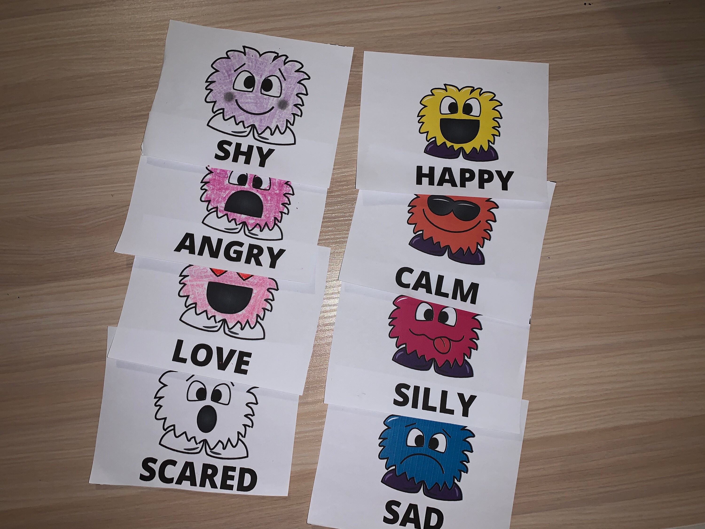 Emotions Flashcards, Autism Flashcards, Printable Emotions Cards for ...