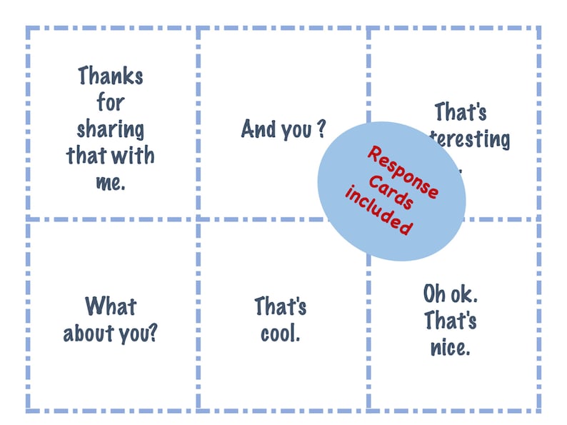 Autism Conversation Starter Cards: Visual Prompts for Social Skills - Etsy