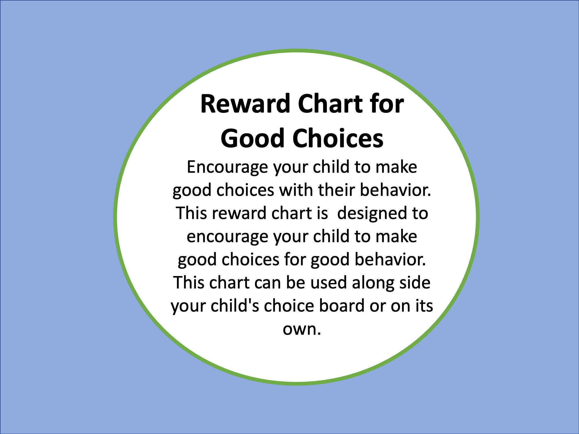 Short Reward Chart for Kids, Reward Chart for Autistic Child, Reward ...