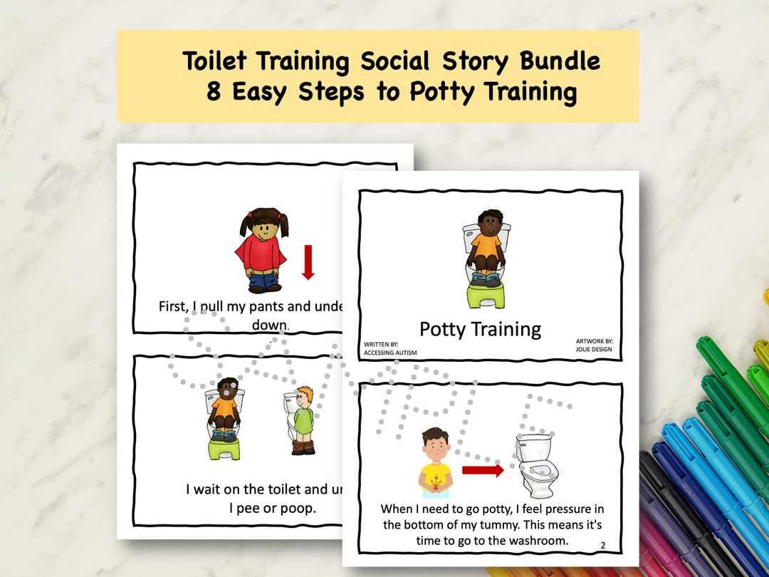Autism Toilet Training Social Story, Potty Training Social Story and ...