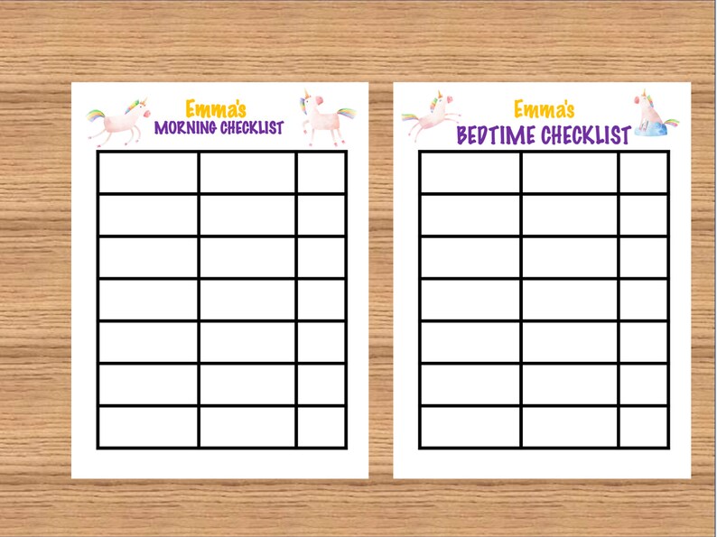 Kids Evening Routine Chart/ Kids Morning Routine Chart/ Bedtime Routine ...
