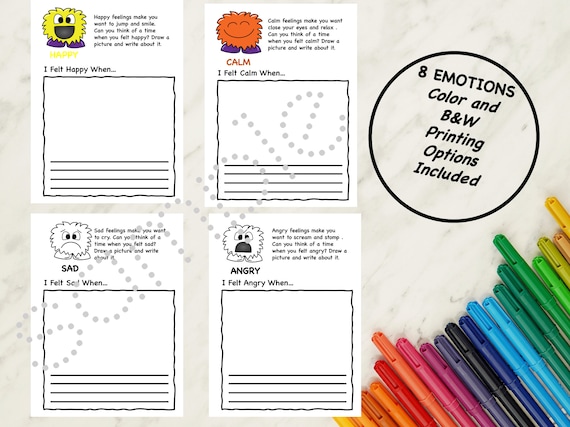 Feelings Worksheets For Autism