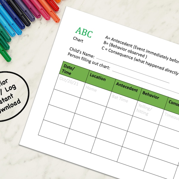Printable Abc Charts for Children With Autism - Etsy Australia