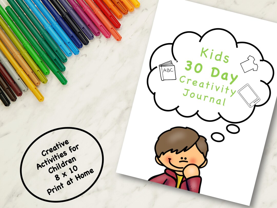 Journal créatif pour enfants : 30 jours d'art et d'incitation à la ...