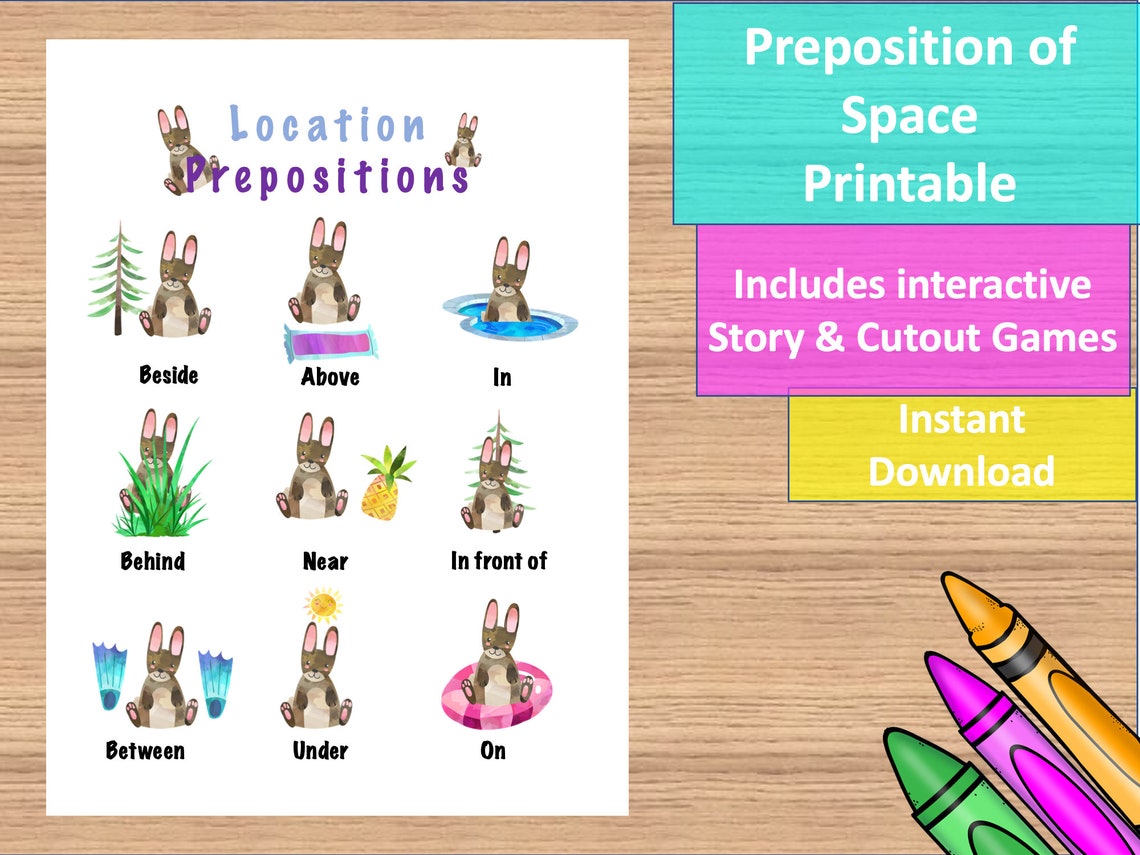 Positional Concepts for Kids Speech Therapy Resources Speech - Etsy