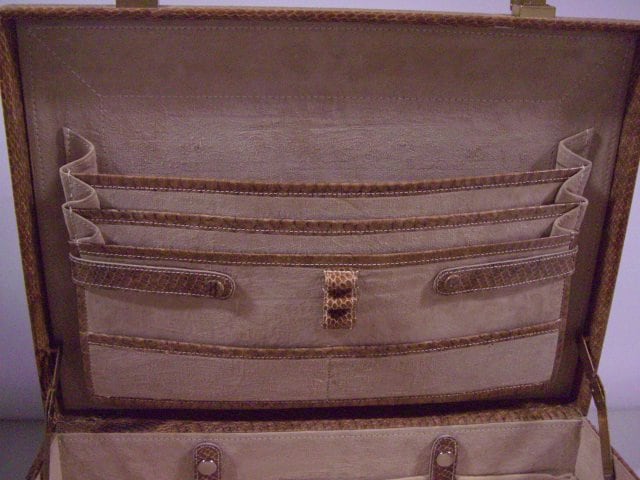 Snake Skin Briefcase - Etsy