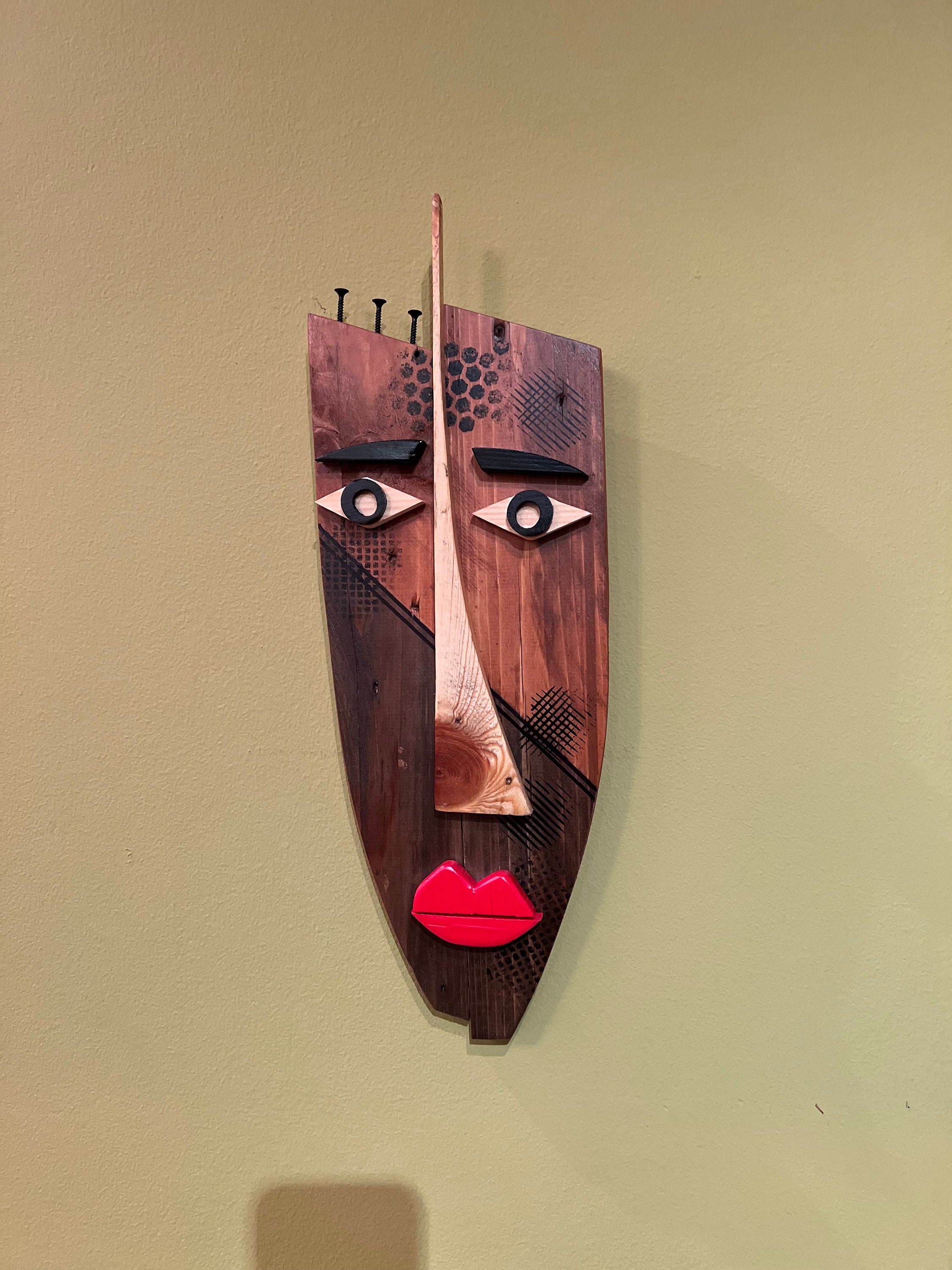 Modern African Mask, Wall Decor, Home Decor, Room Decor , Office Décor ...