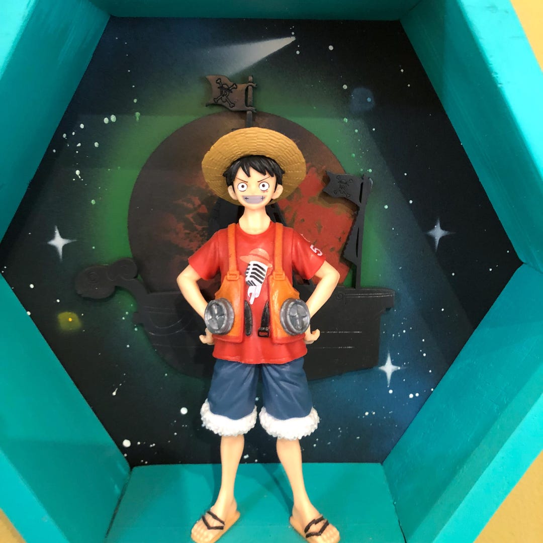 ONE PIECE in Space Diorama, Monkey D. Luffy in Space, Anime, Manga ...