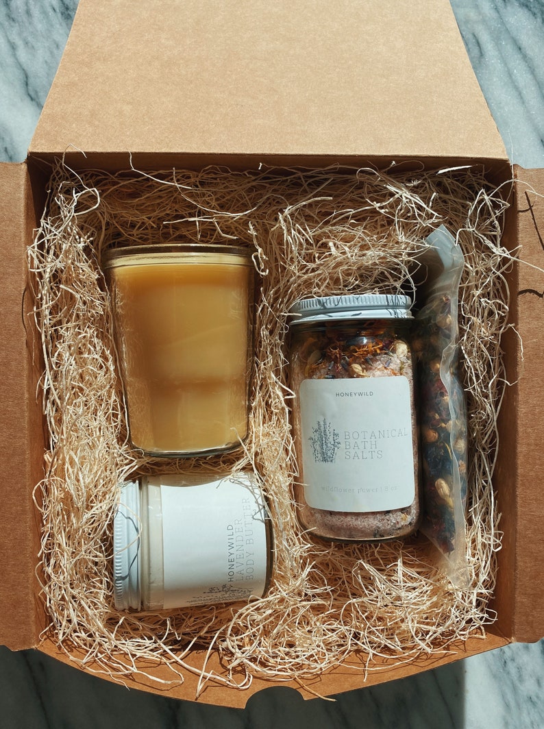 Natural Spa Kit | Gift Set | Self-care | Sustainable - Etsy