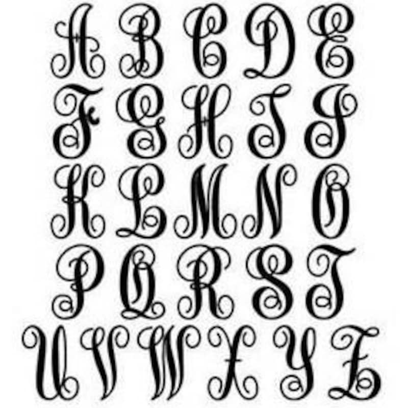 Monogram Embroidery - Etsy