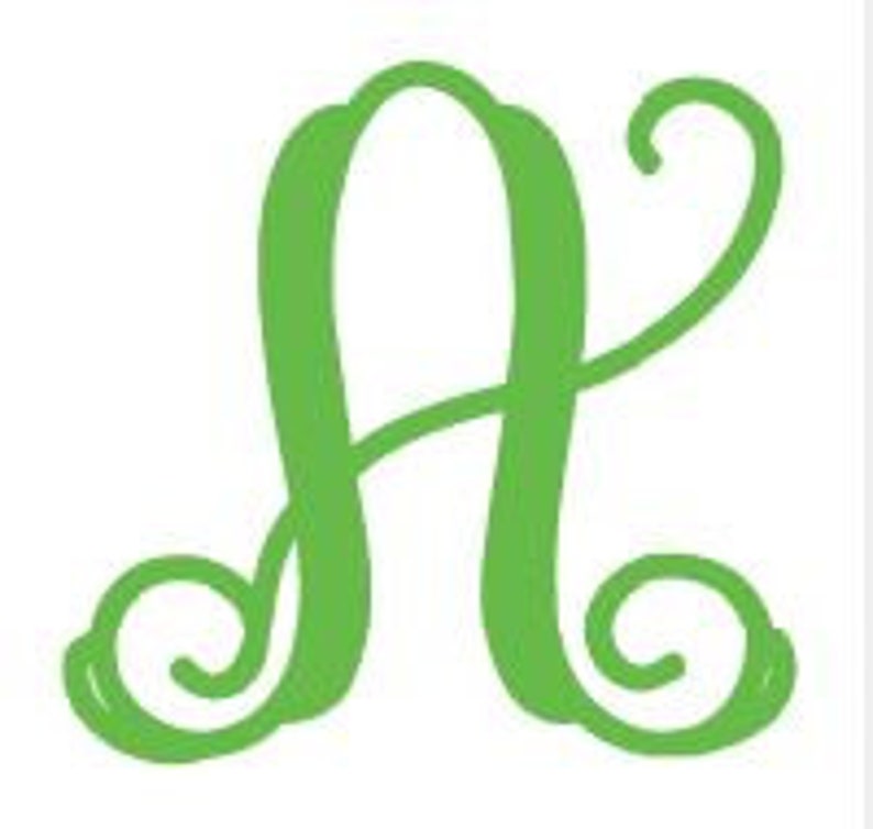 Entwined Monogram Font - Etsy