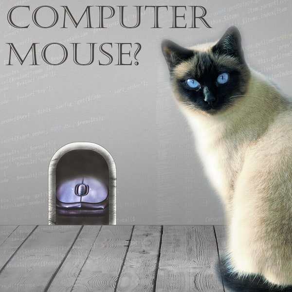 Mouse Hole Computer Decal - Etsy