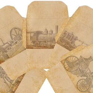 Steampunk Writing Paper Sheets and Envelopes, Blank Pages and With ...