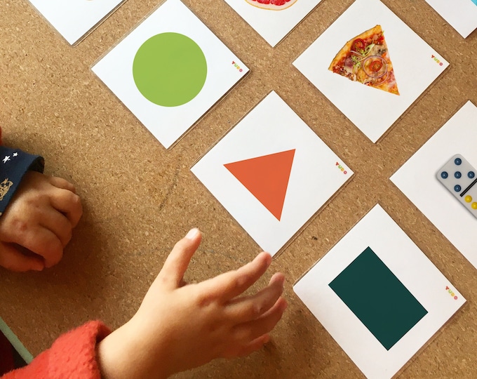 Geometric Solids Matching Cards - Montessori Geometry - Etsy