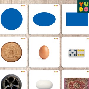 2D Shapes Flashcards, Geometric Shapes in Real Life, Sorting Cards ...