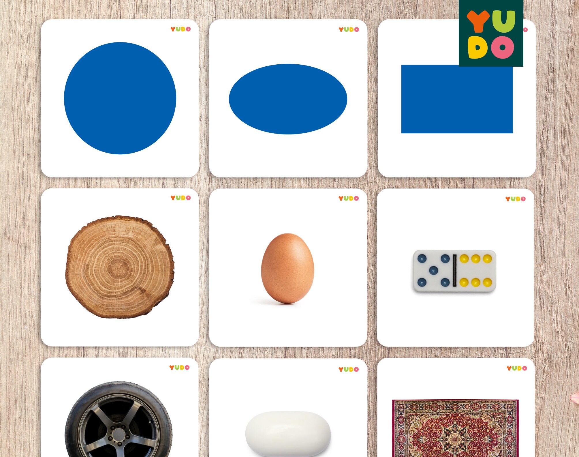 2D Shapes Flashcards, Geometric Shapes in Real Life, Sorting Cards ...
