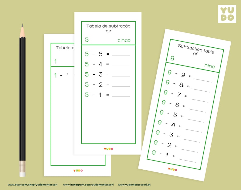 BUNDLE Montessori Math Operations Booklets, Primary Math Practice ...