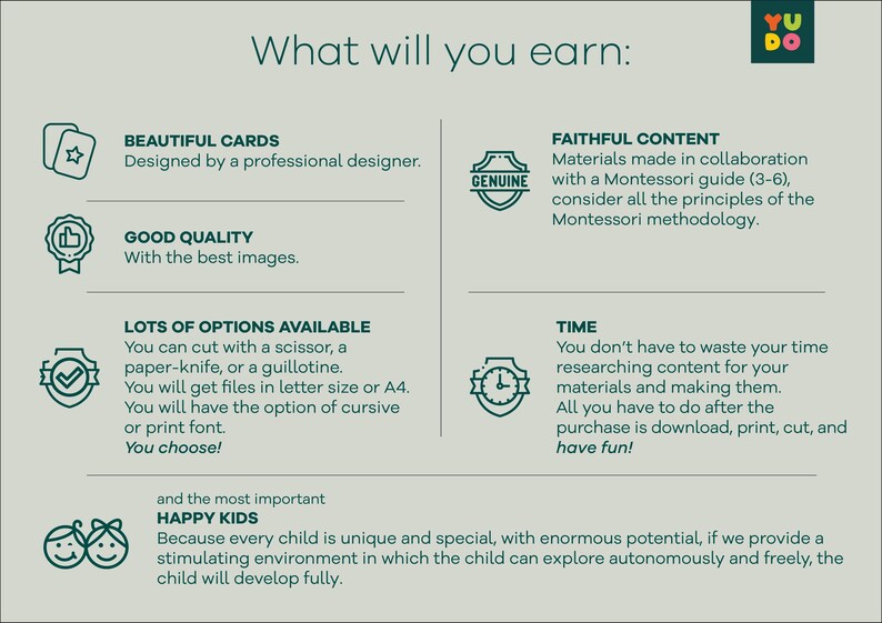 Montessori Alphabet Poster in English With Cursive and Print Letters ...