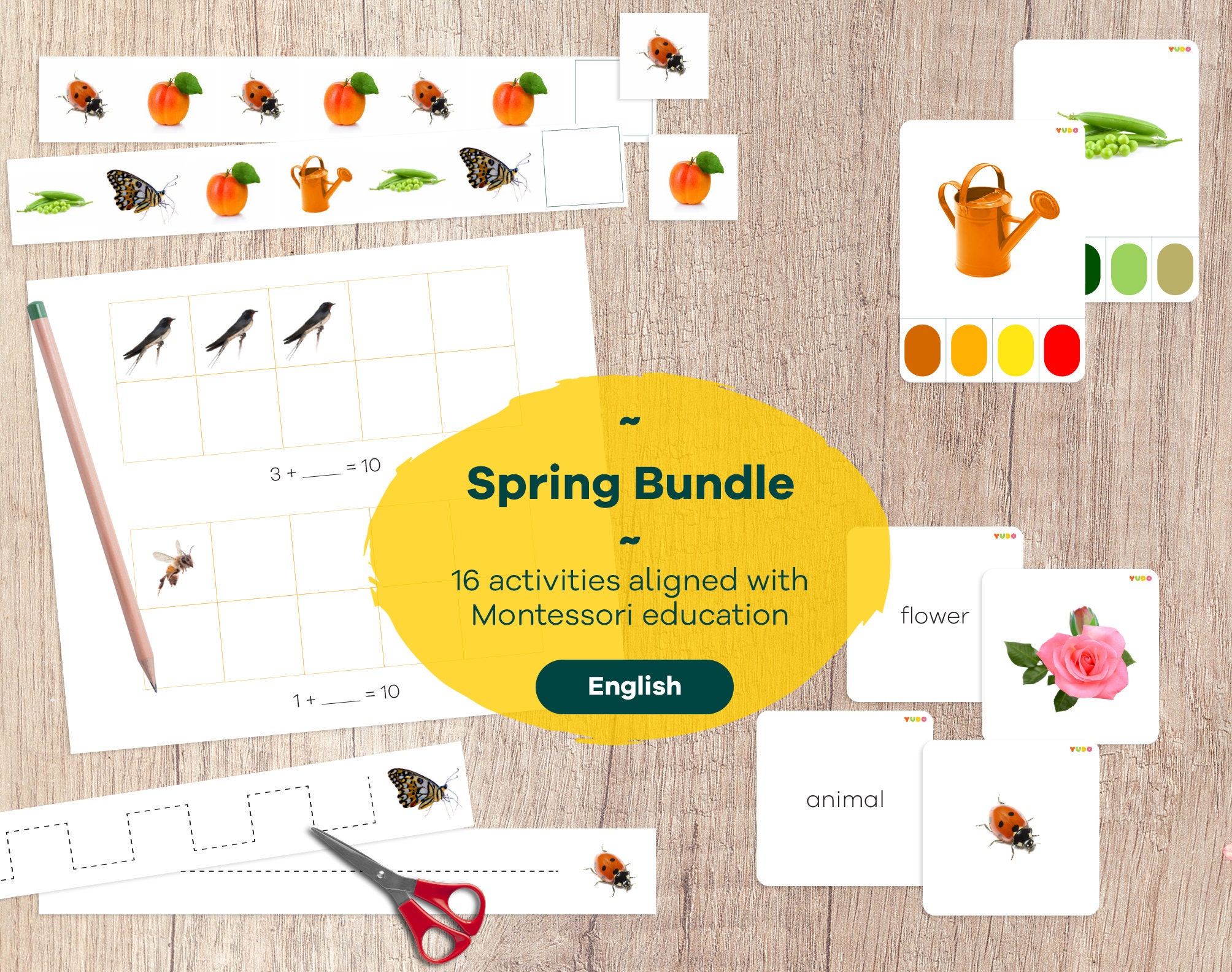 SPRING BUNDLE Activities for Kids Spring Learning Montessori - Etsy