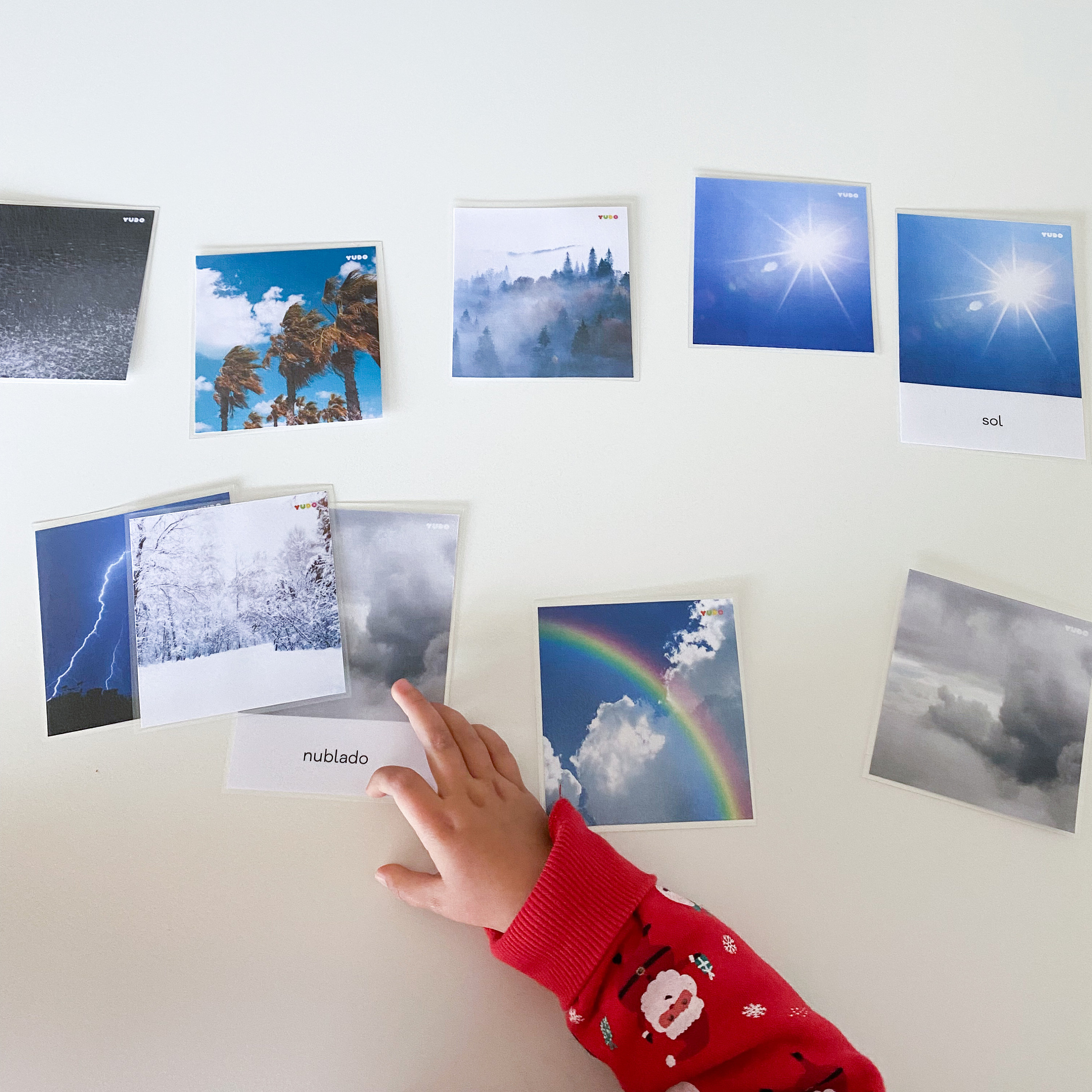 8 Weather Cards With Real Images for Kids, Montessori Flashcards, Pre ...