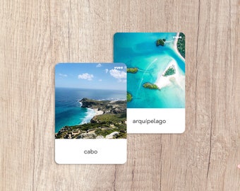 Landforms Definitions Cards - Etsy