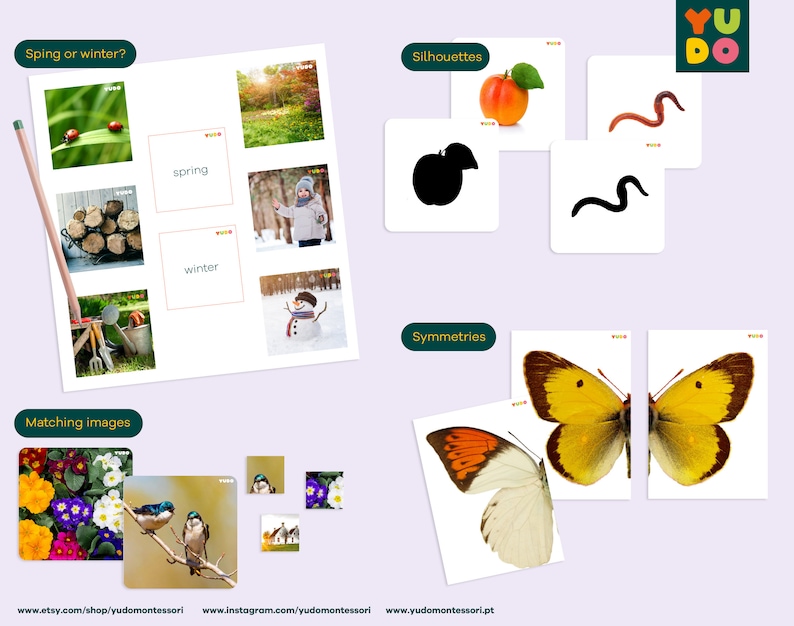 SPRING BUNDLE Activities for Kids, Spring Learning Montessori Friendly ...