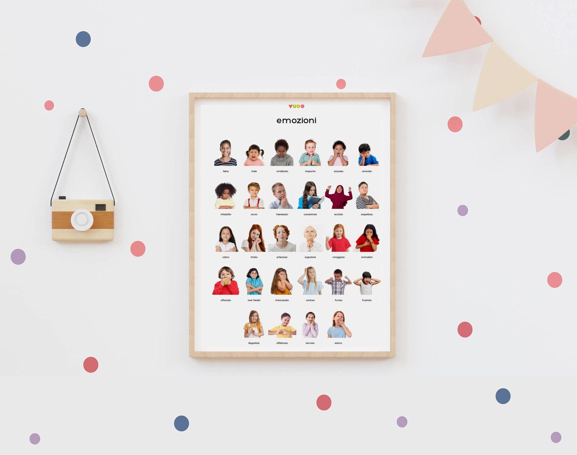 EMOTION Flashcards for Babies, Real Feelings Cards for Kids, Montessori ...